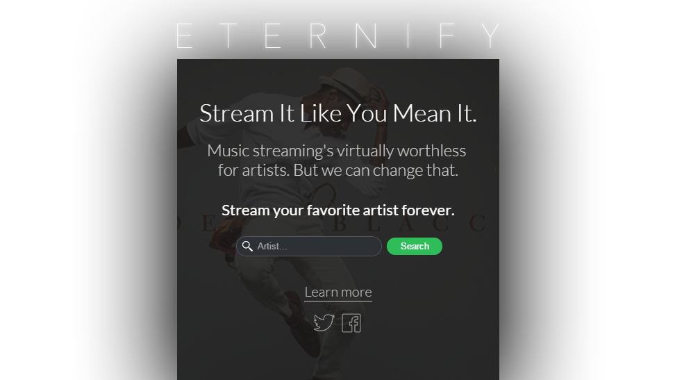 Eternify, l'app de génie qui aura brièvement fait chier Spotify | Goûte ...
